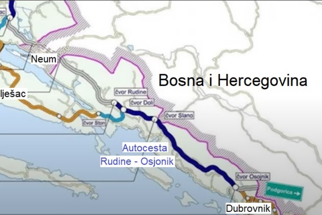 Autocesta koja povezuje jug Hrvatske iako zaobilazi BiH, Neumu i Ravnom ...